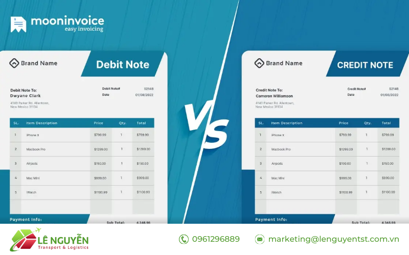Debit Note và Credit Note: Ứng dụng, Phân Biệt và Vai Trò trong Chuỗi ...